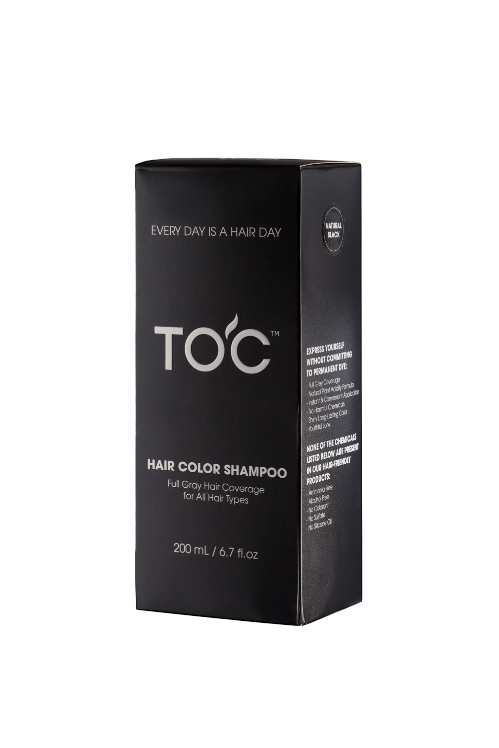 TOC Hair Color Shampoo For Instantly Full Gray Hair Coverage– Asian ...