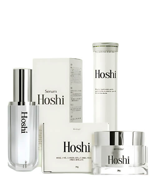 Hoshi Whitening Skincare Set (Hoshi Cream + Hoshi Serum + 3 Hoshi Effe ...