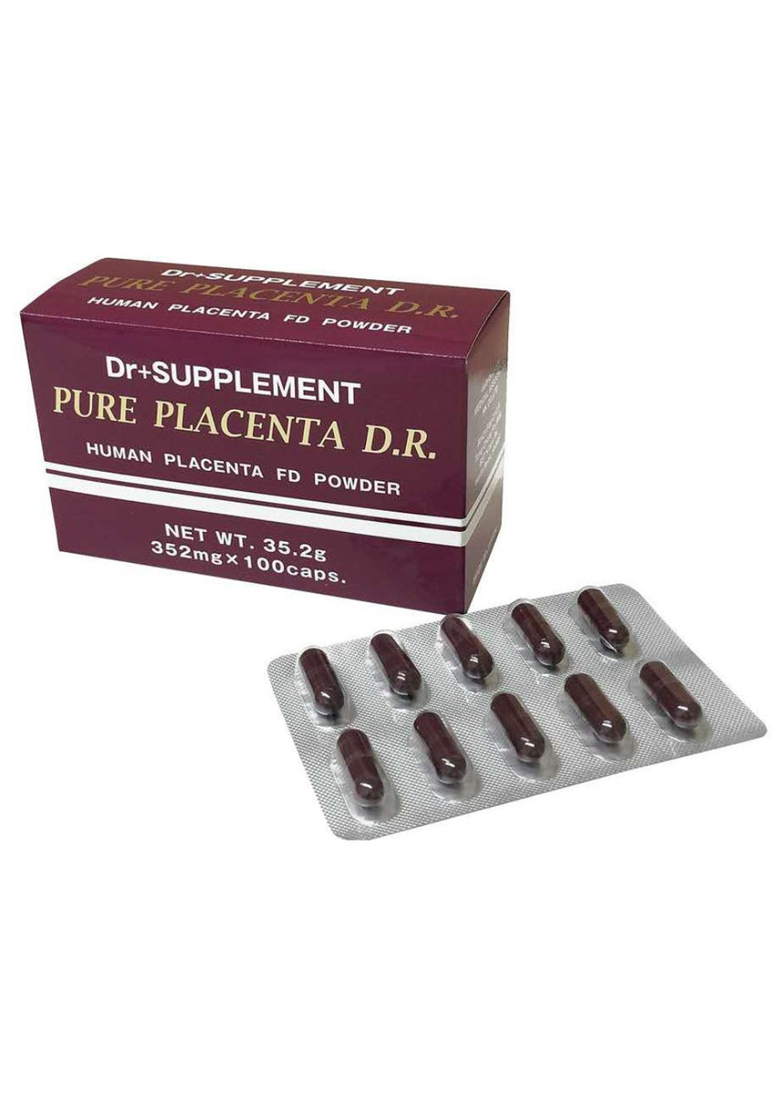 Pure Placenta D.R Stem Cell Tablets 3.7g Japan 100 Capsules | Viên Uốn ...