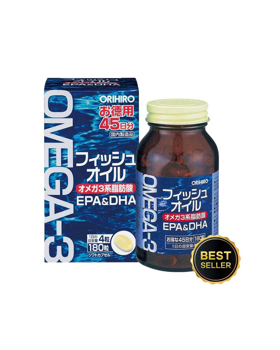 Orihiro Omega-3 Eye Supplement 180 tablets– Asian Authentic