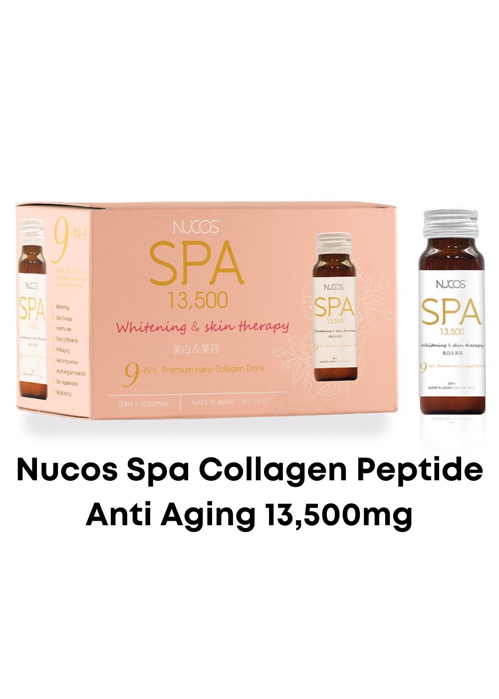 Nucos Spa Collagen Peptide 13,500mg (10 bottles x 50ml)– Asian Authentic